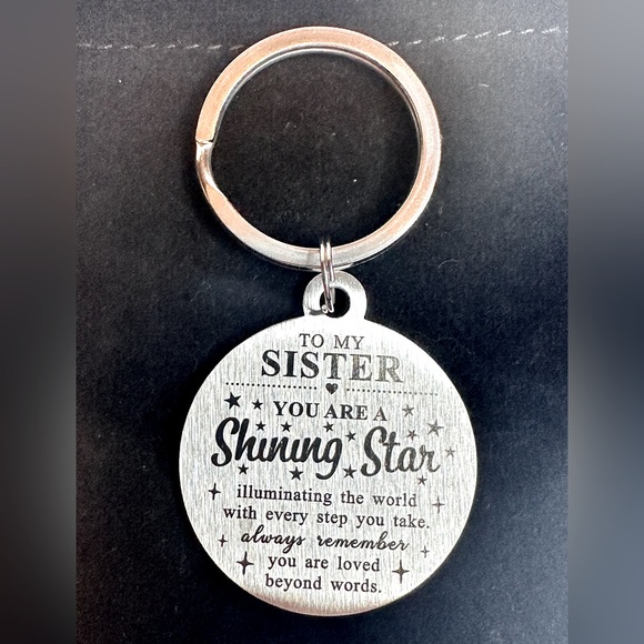 Accessories | Sister Quote Keychain 3 | Poshmark